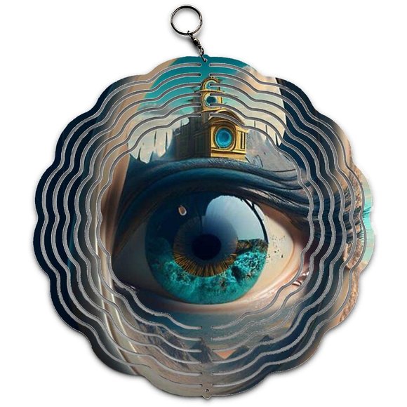 Design | Escapist Oriental Enigmatic Art Design Wind Spinner | Poshmark